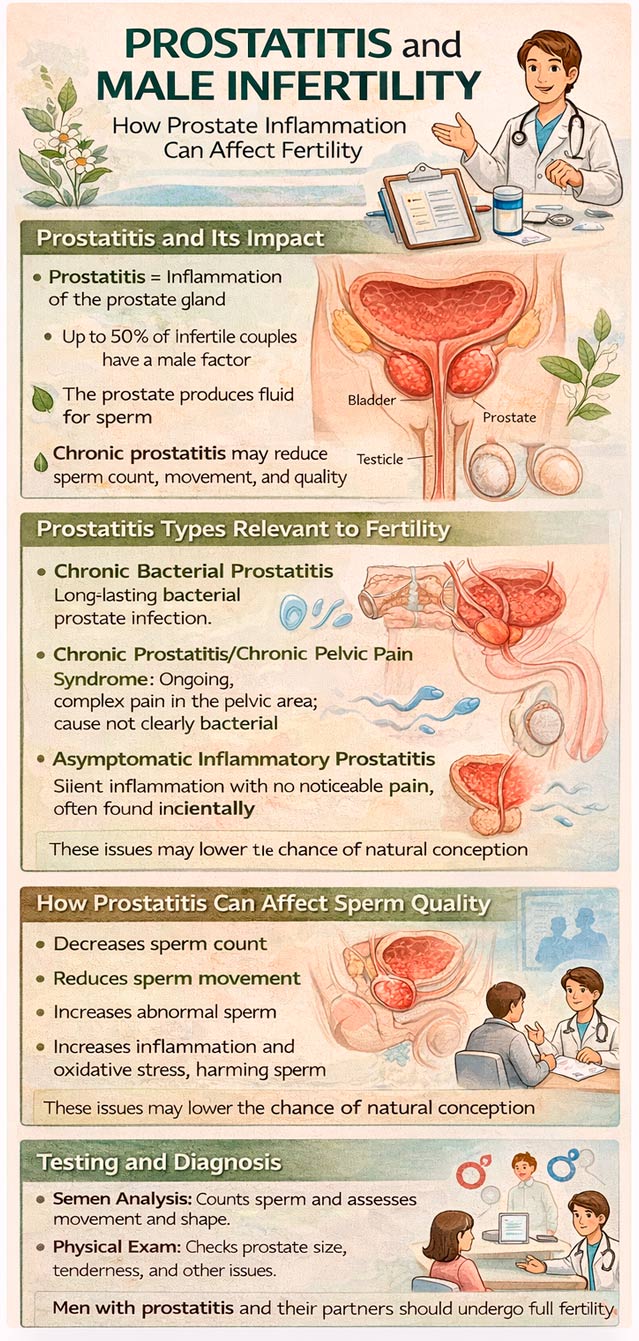 Prostatitis i neplodnost: Kako upala prostate utječe na začeće kod ...